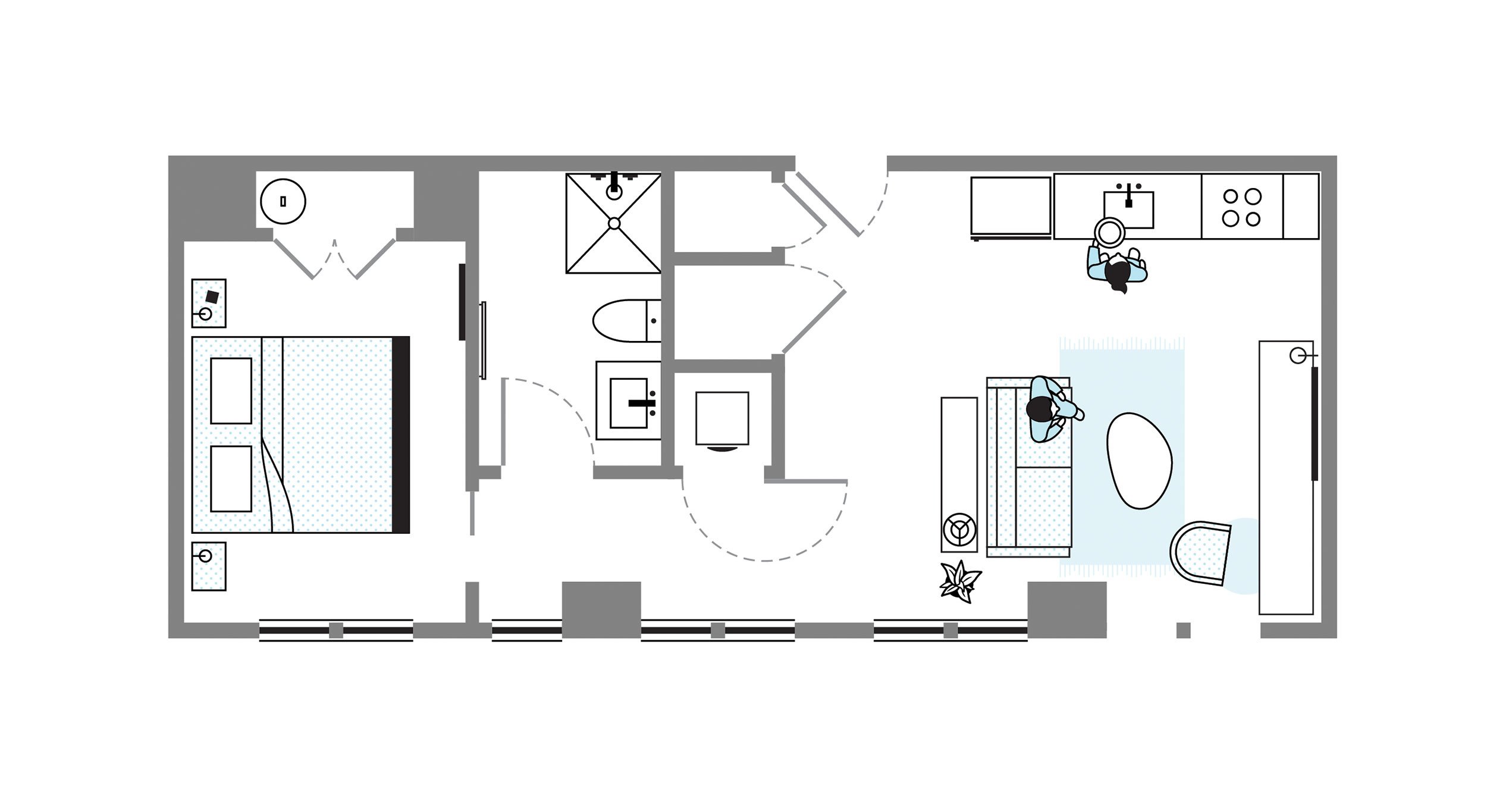 Furnished One Bedroom Apartments in Washington DC | Whyle