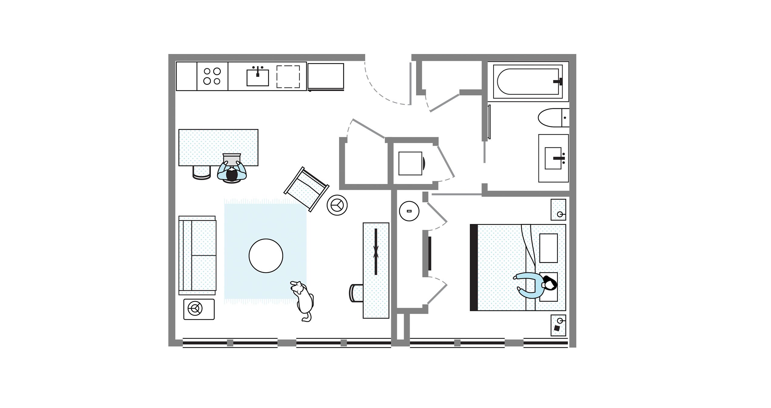 Furnished One Bedroom Apartments in Washington DC | Whyle