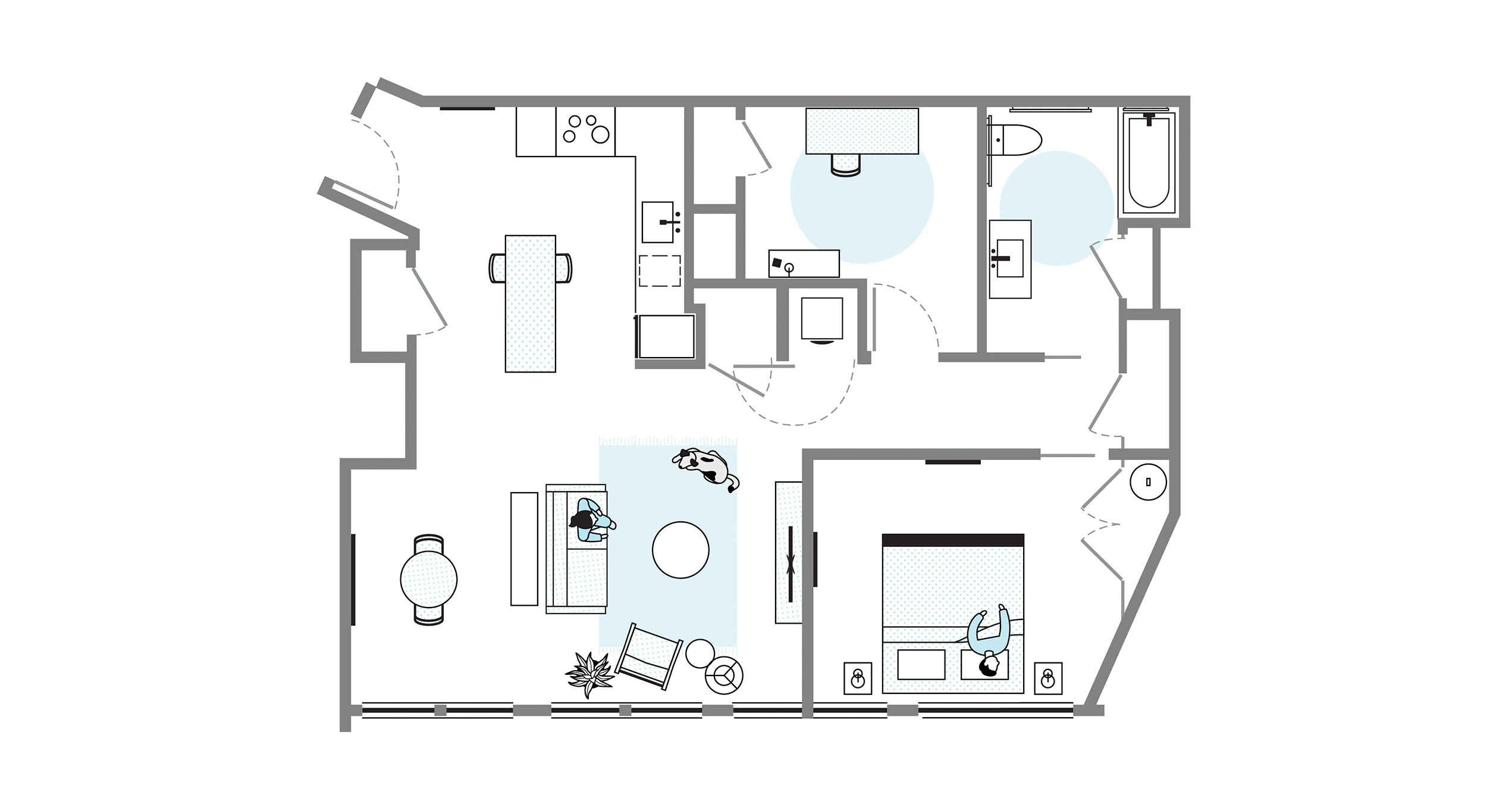 Furnished One Bedroom Apartments in Washington DC | Whyle