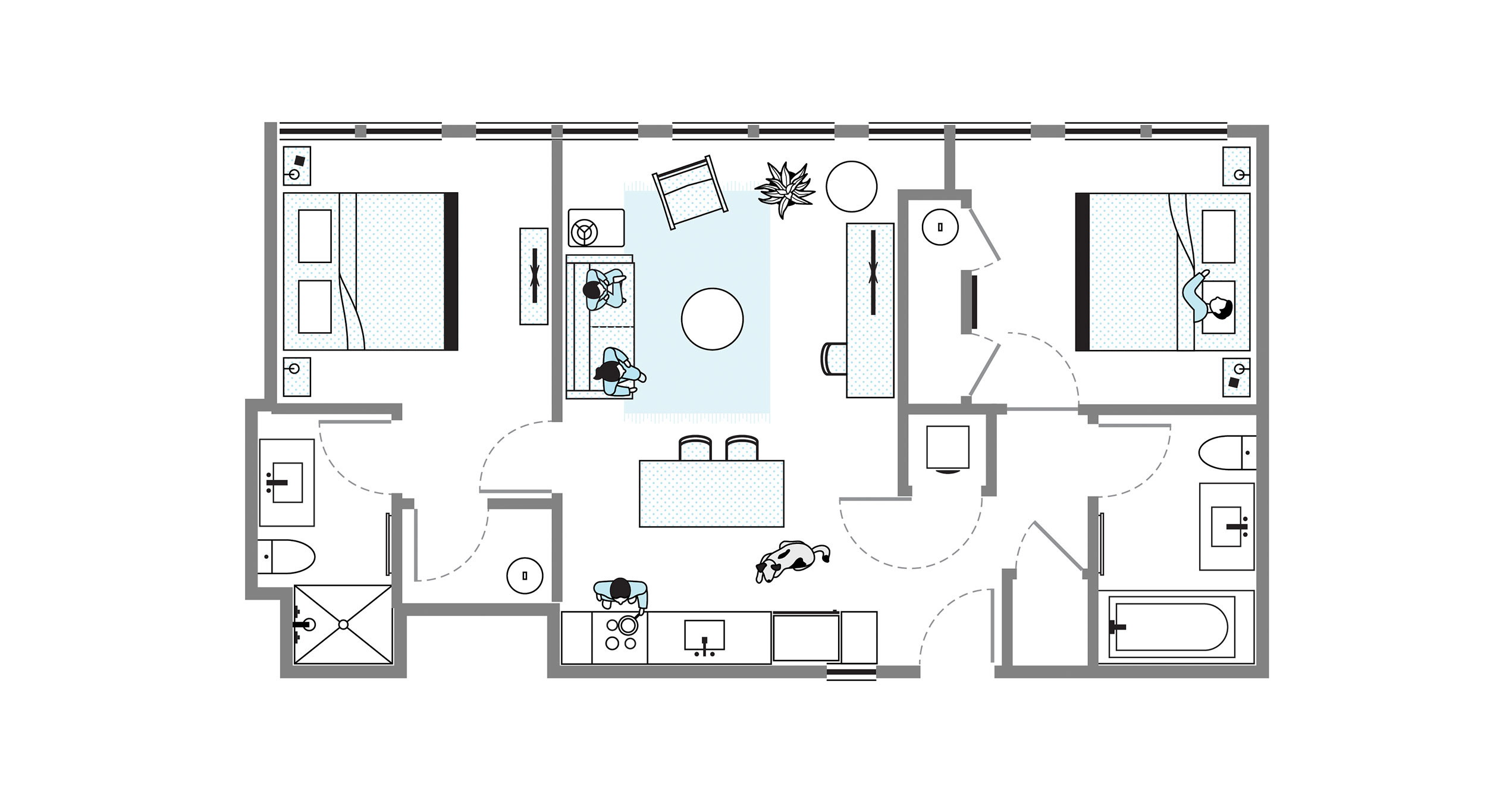 Furnished Two Bedroom Apartments in Washington DC | Whyle