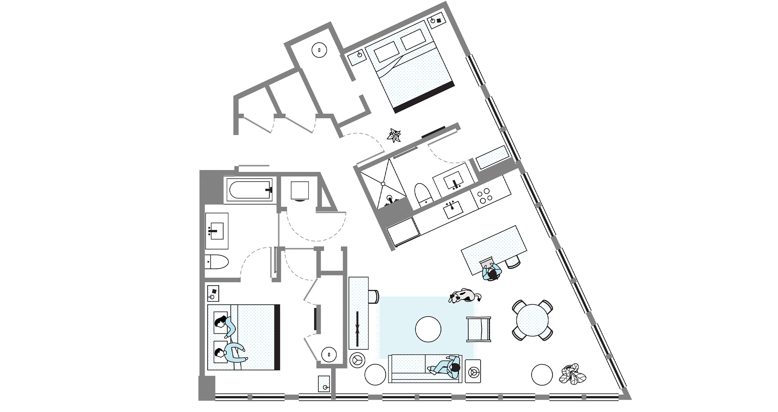 Furnished Two Bedroom Apartments in Washington DC | Whyle